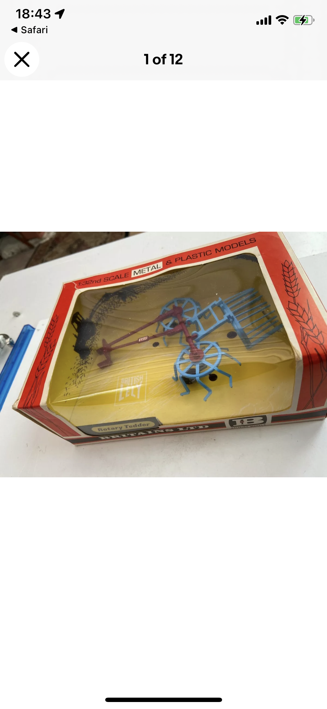 Britains lely tedder - Britains Farm Models - The Farm Toys Forum