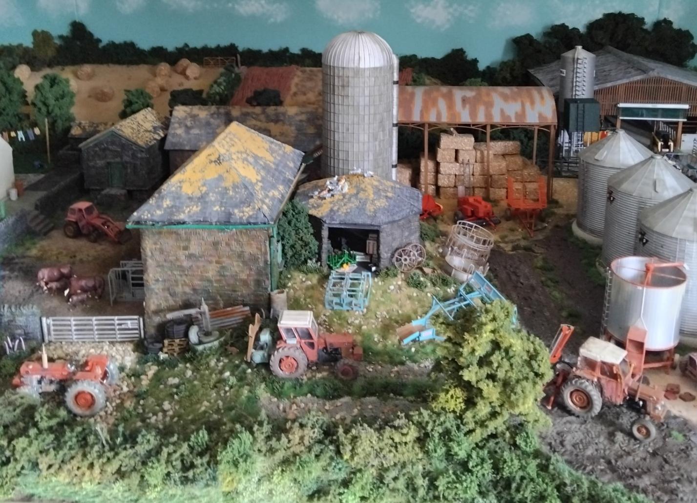 The old yard at Pengwarthick Barton, West Cornwall - part of my model ...