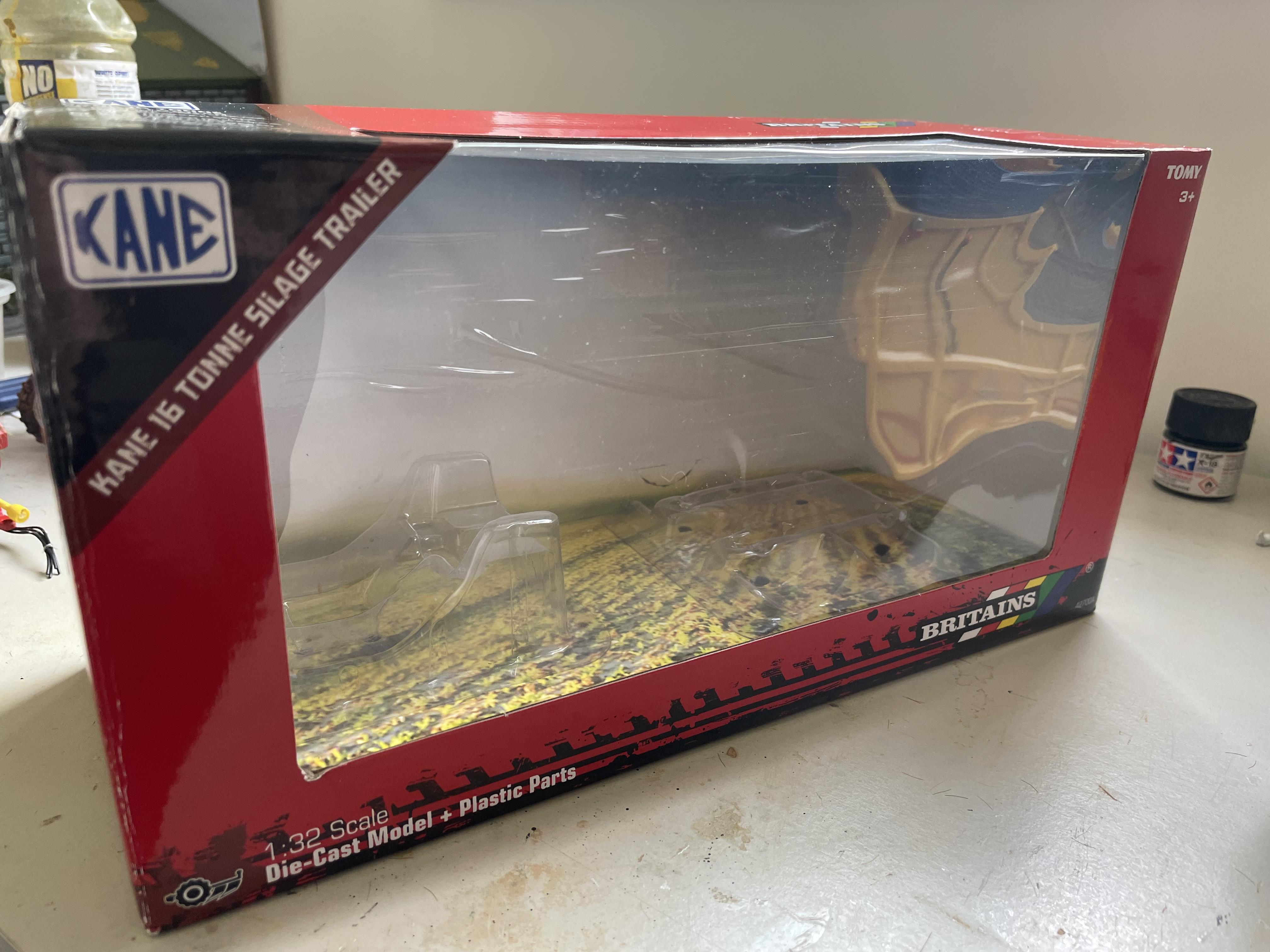 Boxed Britains Kane silage trailer with added detail - For Sale - The ...