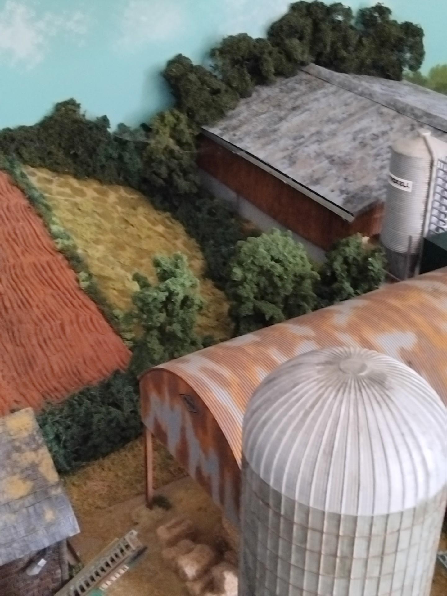 The old yard at Pengwarthick Barton, West Cornwall - part of my model ...