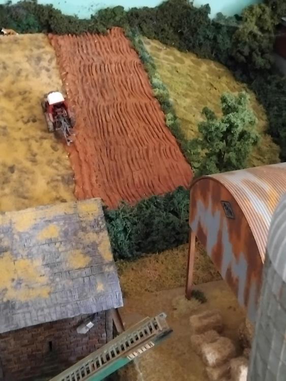The old yard at Pengwarthick Barton, West Cornwall - part of my model ...